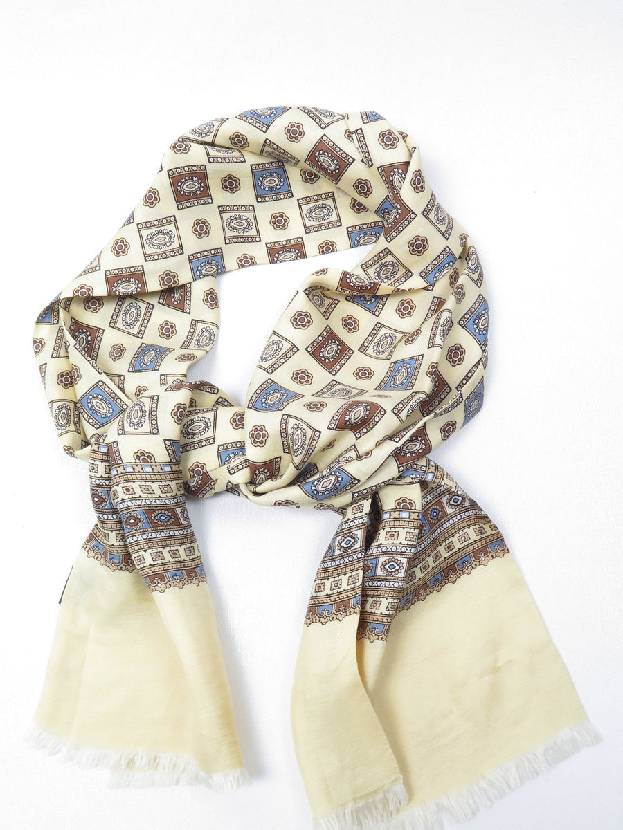 Mens Vintage Scarves-The Harlequin