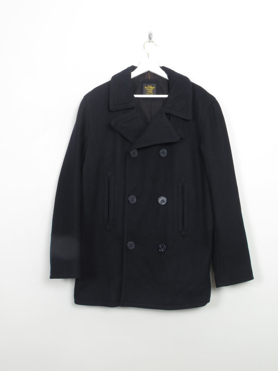 Men's Vintage Old Navy Vintage Style Pea Coat Reefer Jacket L